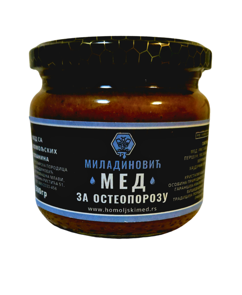 Med za osteoporozu i artritis - Med sa Homoljskih planina