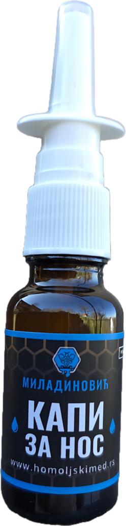 Kapi za nos sa propolisom i medom - Med sa Homoljskih planina